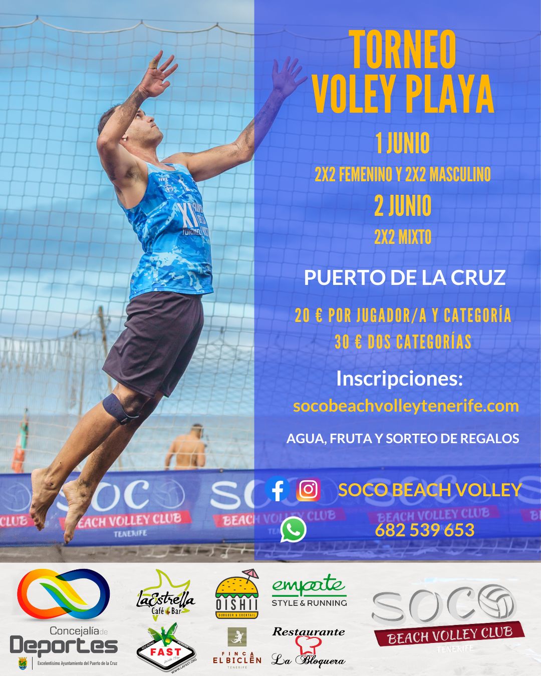 Tournament 1st and 2nd June 2024 - Soco Beach Volley Tenerife